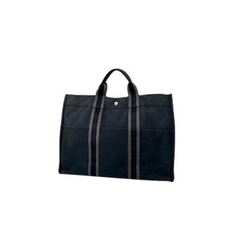 Herm&egrave;s Pre-owned Canvas Tote Bag - - Pre-owned - Damen - Schwarzk - ONE SIZE