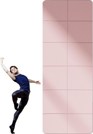 Generic Zusammenklappbare Trainingsmatte, zusammenklappbare Yogamatte - Leichte Matte f&uuml;r Reisen | 72 x 24 x 0,1 Zoll, funktioniert hervorragend auf jedem Bod