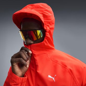 Puma RUN rainCELL Jacke Herren, Kleidung, Rot, XXL