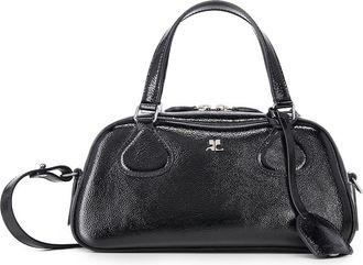 Courr&egrave;ges Umh&auml;ngetasche aus Leder