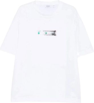 Off-white T-shirt graphique - Homme - Tops - Blanc - Taille: M