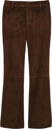 BA&SH Mossi Hose mit aufgesetzter Tasche - Braun