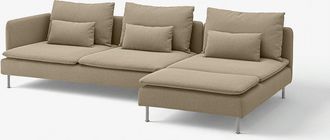 IKEA S&Ouml;DERHAMN 4er-Sofa mit R&eacute;camiere