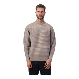A|X Armani Exchange Gestreifter Grauer Pullover - - Knitwear - Herren - Grau - XL