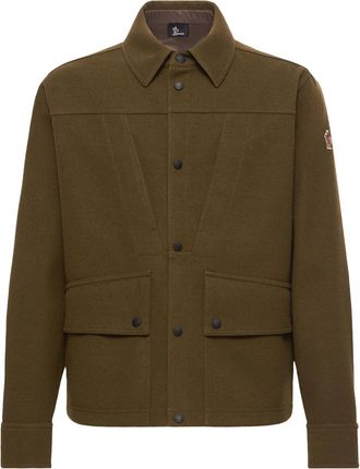 Moncler Moncler Chemise En Interlock &Agrave; Manches Longues, Homme, Vert, Taille: 3xl