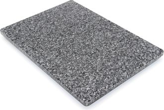 Generic Schneidebrett aus Stein - Servierplatte - K&uuml;chenbrett - Steinplatte - Untersetzer - 2 Gr&ouml;&szlig;en (Lanhelin Gl&auml;nzend, 30L x 20B cm)