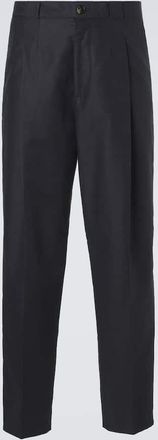 Brunello Cucinelli Hose Panama aus Baumwolle und Leinen