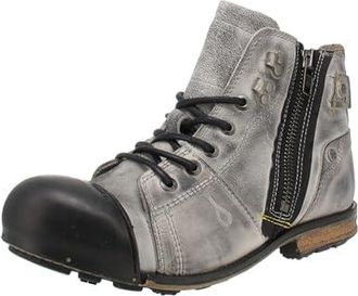 Yellow Cab Homme Taille M Industrielle Bottes de Motard, Vert, 43 EU