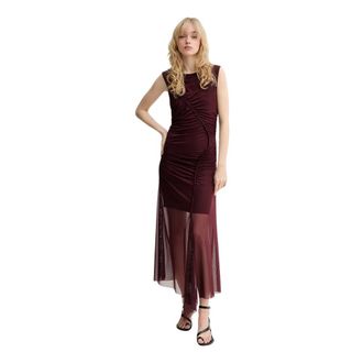 Gestuz Femme, Robes, Rouge, Taille: 42 FR Robes maxi