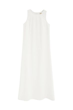 Polo Club &Auml;rmelloses Cotolino-Kleid wei&szlig; mit Polo Club Logo