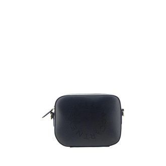 Stella McCartney Femme, Sacs, Noir, Taille: ONE Size Logo Camera Crossbody Bag