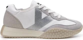 Keh-noo Kehnoo, Femme, Chaussures, Gris, Taille: 38 EU Baskets vintage blanc argent