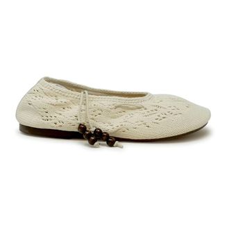 Alohas Alohas, Femme, Chaussures, Beige, Taille: 36 EU Ballerines Crochet Rosemary