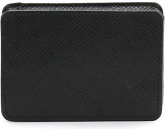 Louis Vuitton Pre-owned Taiga Leather Coin Purse M30598 - Femme - Pre-owned - Noir - Taille: ONE Size