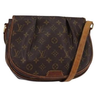 Louis Vuitton Sac bandouli&egrave;re vintage en toile Pre-owned - Femme - Pre-owned - Brun - Taille: ONE Size