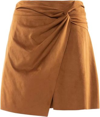 Nenette Femme, Shorts, Brun, Taille: 34 FR Short Ecosu&egrave;de avec sur le Devant