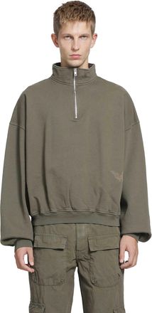 Alexander Digenova Stencil Logo Quarter-Zip Sweatshirt