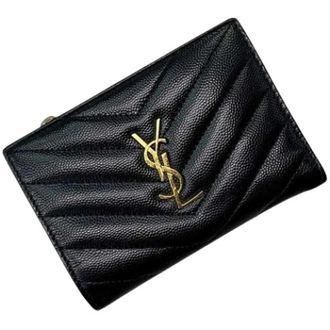 Saint Laurent Pre-owned Bi-Fold Geldb&ouml;rse - - Pre-owned - Damen - Schwarzk - ONE SIZE