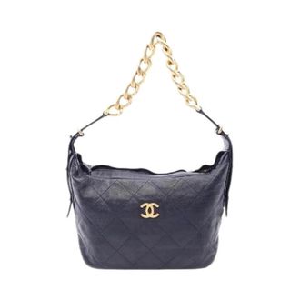 Chanel Pre-owned Matelasse Leder Schultertasche As2910 - - Pre-owned - Damen - Blau - ONE SIZE