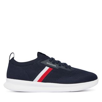 Tommy Hilfiger Sneakers Tommy Hilfiger Lightweight Knitted Runner FM0FM05756 Dunkelblau
