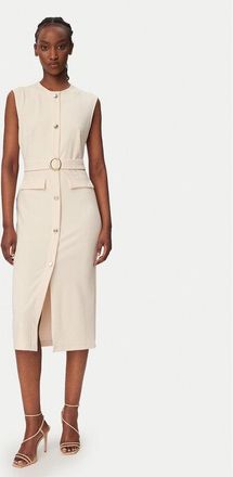 Rinascimento Rinascimento Coctailkleid CFC0020278002 Beige Slim Fit