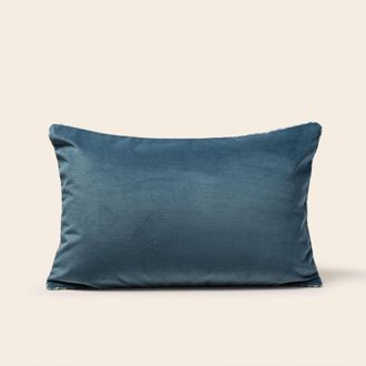 Madura Housse De Coussin Dalila Bleu de gris - BLEU