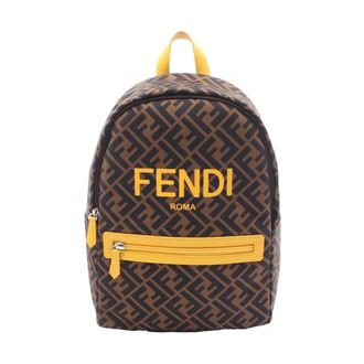 Fendi Pre-owned Vintage FF Motiv Rucksack - - Pre-owned - Damen - Braun - ONE SIZE