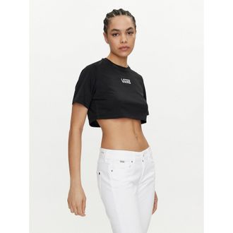 Vans T-Shirt Flying V Crew Crop Ii VN000GFF Schwarz Regular Fit