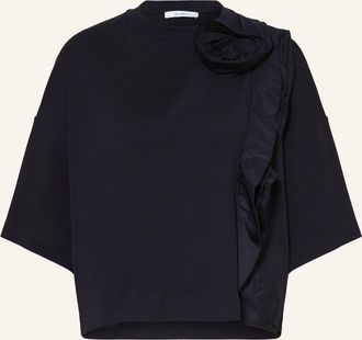 Max Mara T-Shirt Era Mit Volants blau