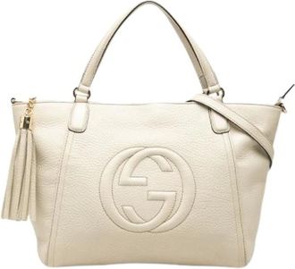 Gucci Sac fourre-tout Soho Pre-owned - Femme - Pre-owned - Blanc - Taille: ONE Size