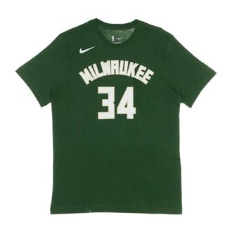 Nike Homme, Tops, Vert, Taille: 2XL T-shirt NBA Giannis Antetokounmpo