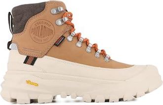 Palladium Mixte PALLARIDER Thins WP+ Ankle Boot, Dear Brown/Milk, 36 EU