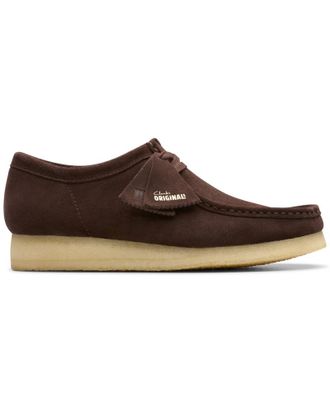 Clarks Wallabee-Schn&uuml;rer aus weichem Wildleder in