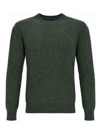 Roberto Ricci Design Rundhalspullover - Dunkelgr&uuml;n