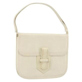 Saint Laurent Pre-owned Leder-Schultertasche - - Pre-owned - Damen - Wei&szlig; - ONE SIZE