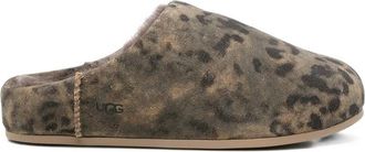 UGG Elea Leopard-print Shearling Slippers