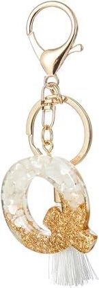 Generic Porte-cl&eacute;s chic avec pompon en r&eacute;sine pour sac &agrave; dos, Wh16, taille unique