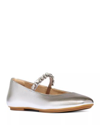 FitFlop Delicato Pearls-and-Crystal Leather Ballet Flats, Damenschuhe, Silber, Gr&ouml;&szlig;e 37,5, silber, 37.5 EU