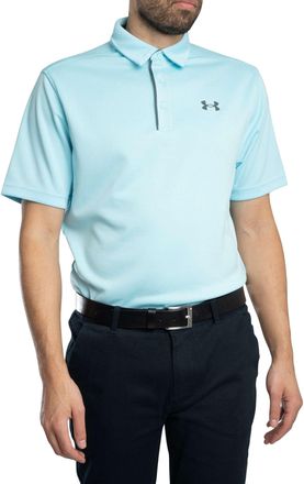 Under Armour Herren UA Tech Poloshirt, Stream/Pitch Gray, L