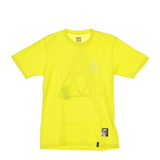 HUF Huf, Homme, Tops, Jaune, Taille: S Aurora Yellow T-Shirt Essentials