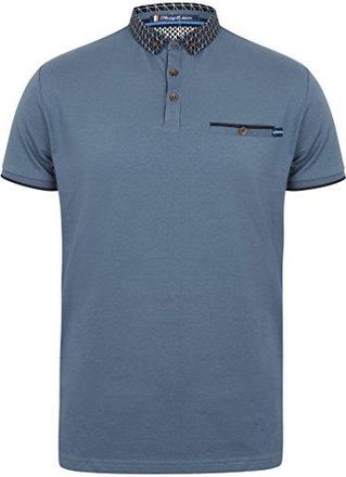 Le Shark MacBean Polo en coton à col boutonné pour homme - Bleu - Small