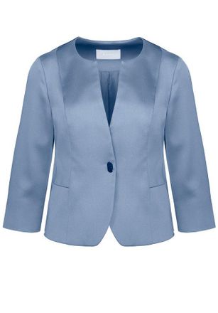 bianca Kurzjacke ILDICO in edlem Look mit Rundhals-Ausschnitt