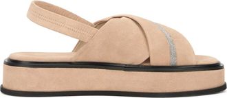 Fabiana Filippi Femme, Chaussures, Beige, Taille: 40 EU Sandale Asd273A918