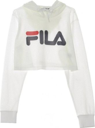Fila Kurzes leichte Kapuzen-Kapuzenpullover mit Kapuze - - Sweatshirts & Hoodies - Damen - Wei&szlig; - L