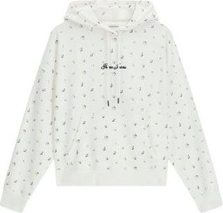 Guess Sweat &agrave; capuche imprim&eacute;s fleurs en coton