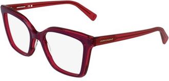 Longchamp LO2795 504 OPALINE PURPLE/TRANSPARENT RED 53/19/140 Lunettes pour femme
