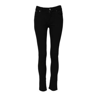 Dolce & Gabbana Femme, Jeans, Noir, Taille: 34 FR Jean Skinny Taille Mi-Haute Noir