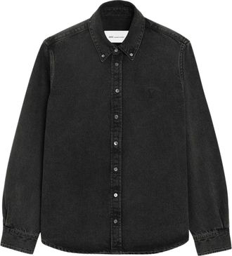 Ami Homme, Chemises, Noir, Taille: L Ami de Coeur Shirt