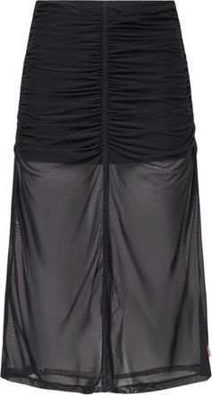 Diesel Femme, Jupes, Noir, Taille: 42 FR Sheer Elegance Skirt
