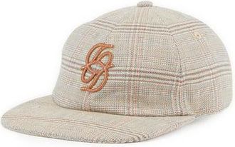 Dr&ocirc;le de Monsieur Casquette &agrave; carreaux &agrave; visi&egrave;re plate